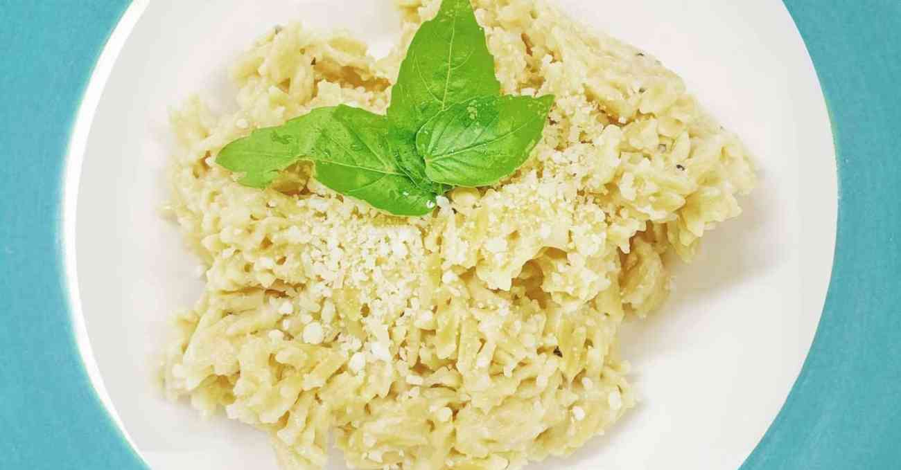 Vegetarian Protein Chickpea Orzo Recipe | Real World Weight Loss